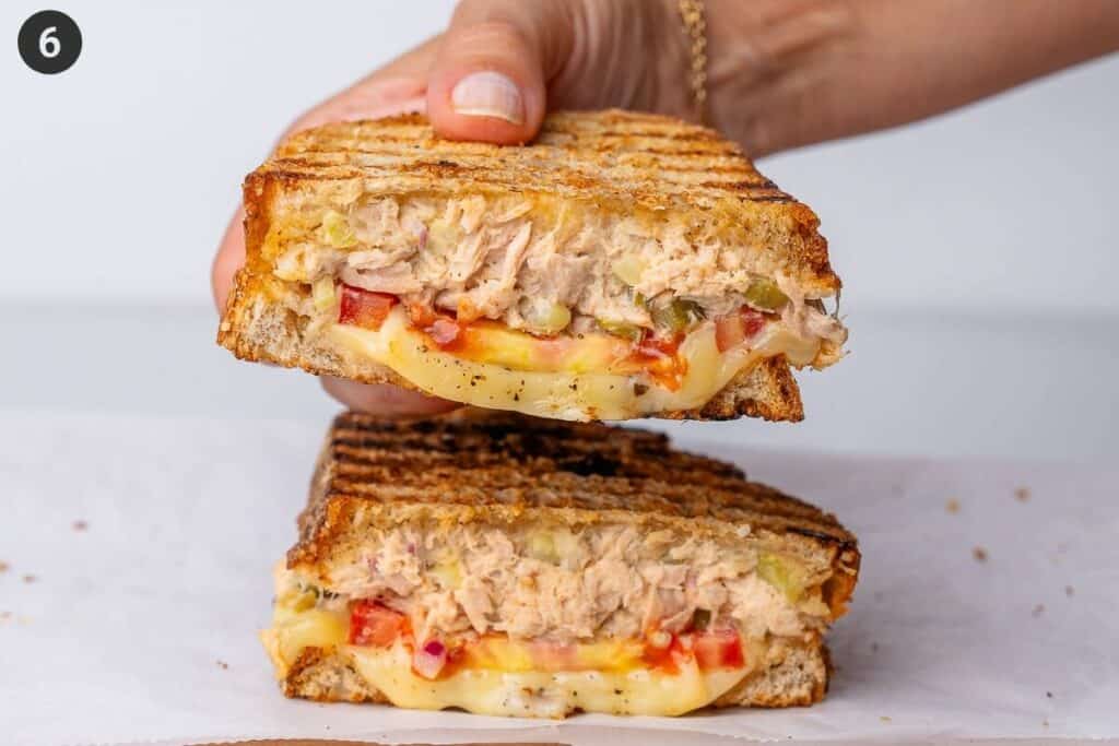 Tuna Melt (Cheesy and Healthier) - Cooking With Ayeh
