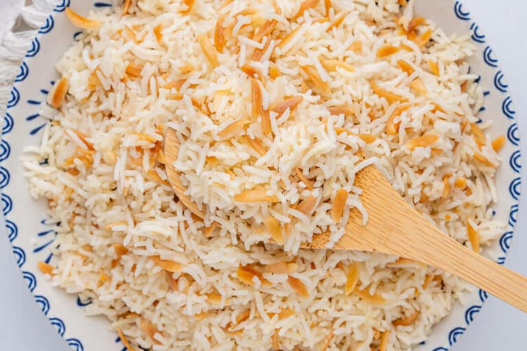 Turkish Rice (Pilaf with Orzo) - Cooking With Ayeh