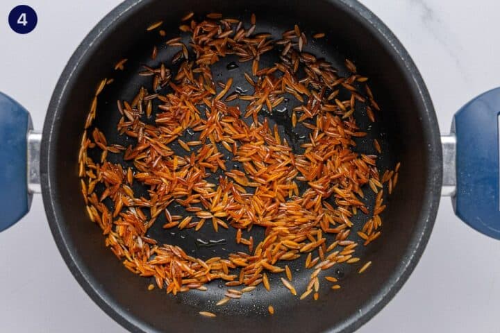 Turkish Rice (Pilaf with Orzo) - Cooking With Ayeh